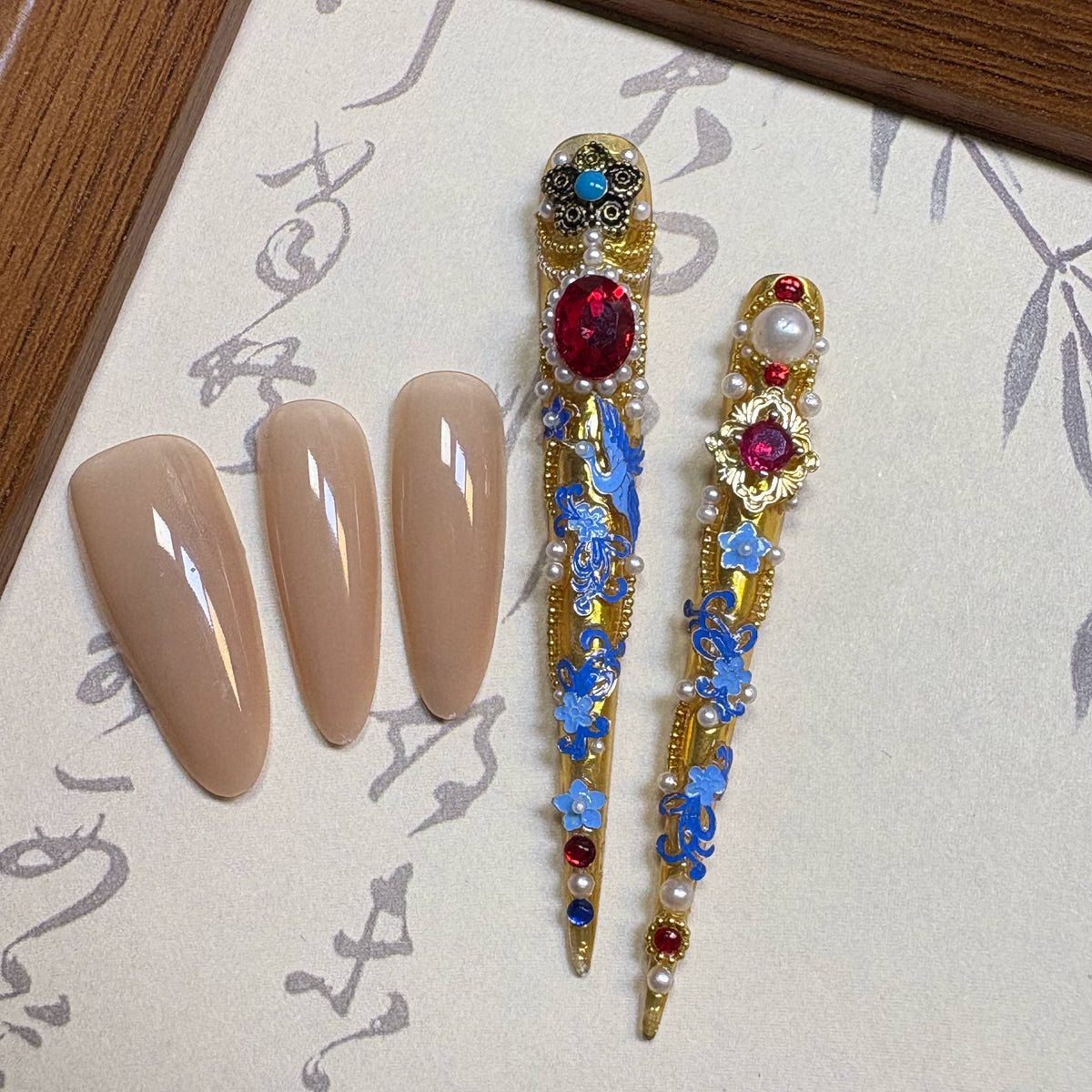 Dancing Crane Empress Nail Guards - Empresses in the Palace Style ...